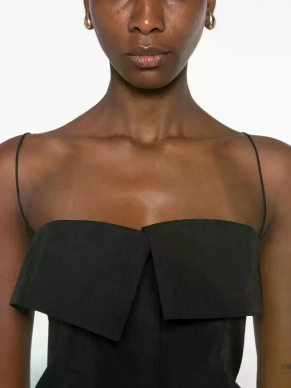 A.M.G. Spaghetti Strap Square Neck Top