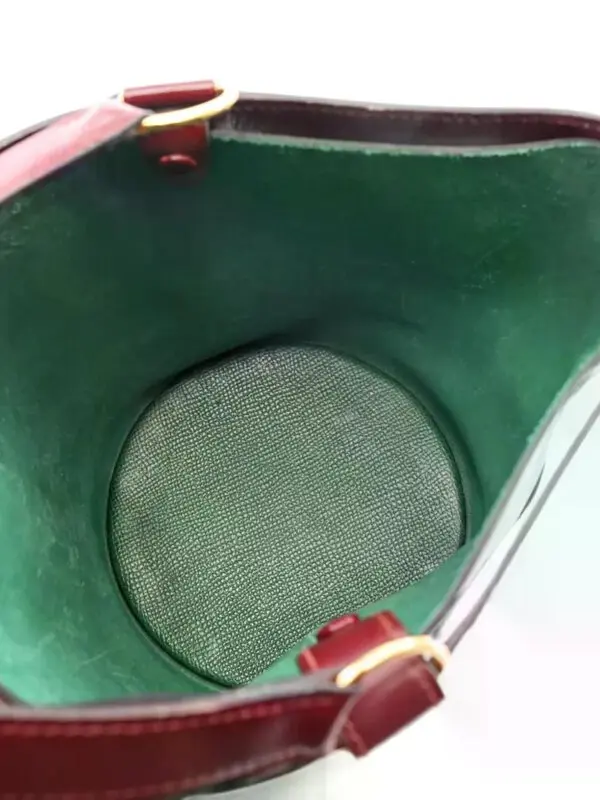 Hermès 1991 Mueslière Bucket Bag - Green
