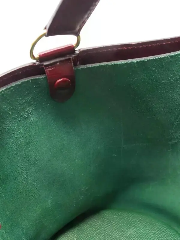 Hermès 1991 Mueslière Bucket Bag - Green