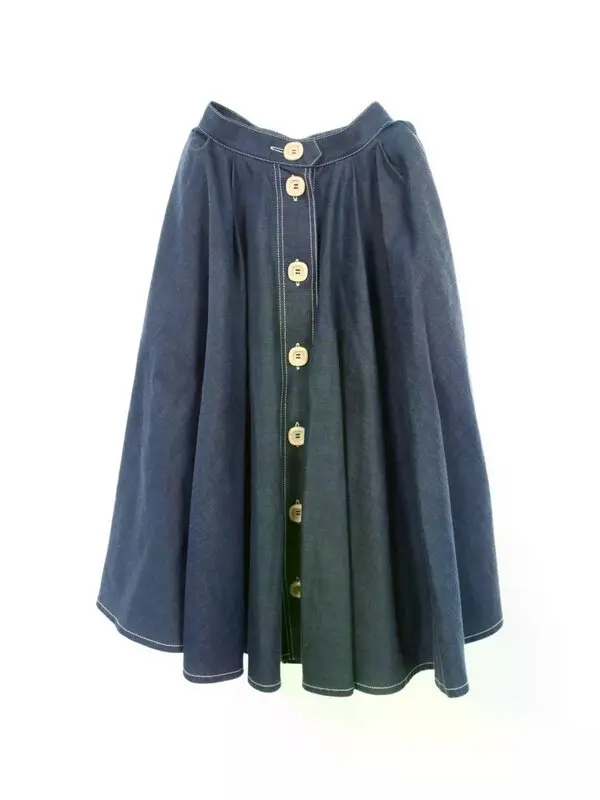 Gucci Flared Button-front Skirt