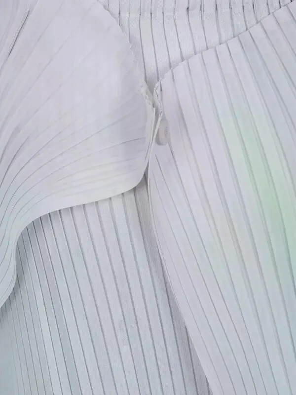 Issey Miyake Pleated Maxi Skirt - Grey
