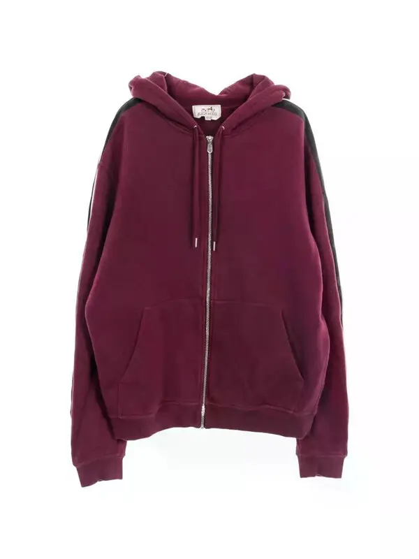 Hermès Zip-up Hoodie - Red