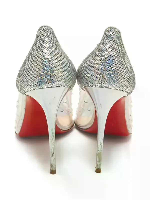 CHRISTIAN LOUBOUTIN Tone Sequin Embellished Heeled Pumps