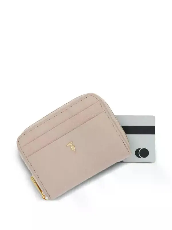 TRUSSARDI Zip-fastening Card Wallet - Neutrals
