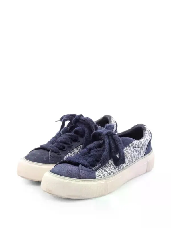 Dior B33 Oblique Canvas And Suede Lace-up Sneakers
