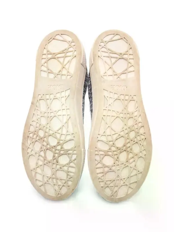 Dior B33 Oblique Canvas And Suede Lace-up Sneakers