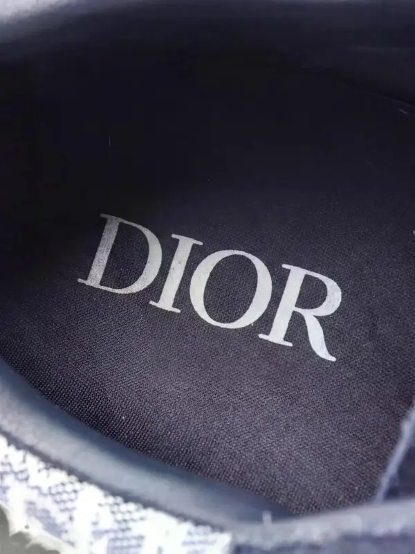 Dior B33 Oblique Canvas And Suede Lace-up Sneakers