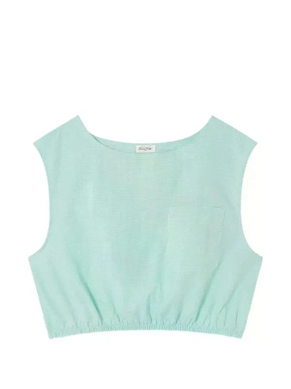 American Vintage Bigy Cropped Top - Green