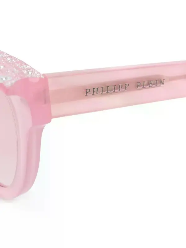 Philipp Plein Crystal-embellished Cat Eye Sunglasses