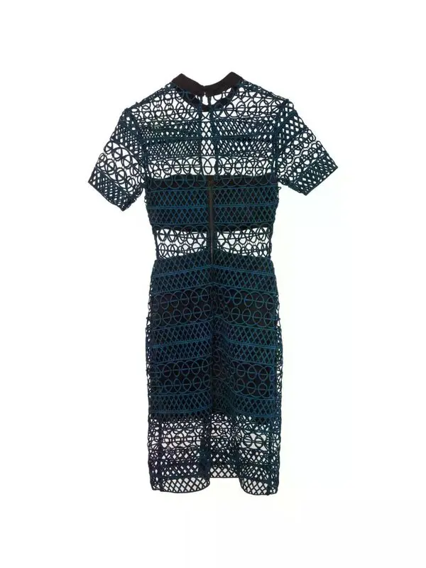 SELF-PORTRAIT Guipure Lace Midi Dress
