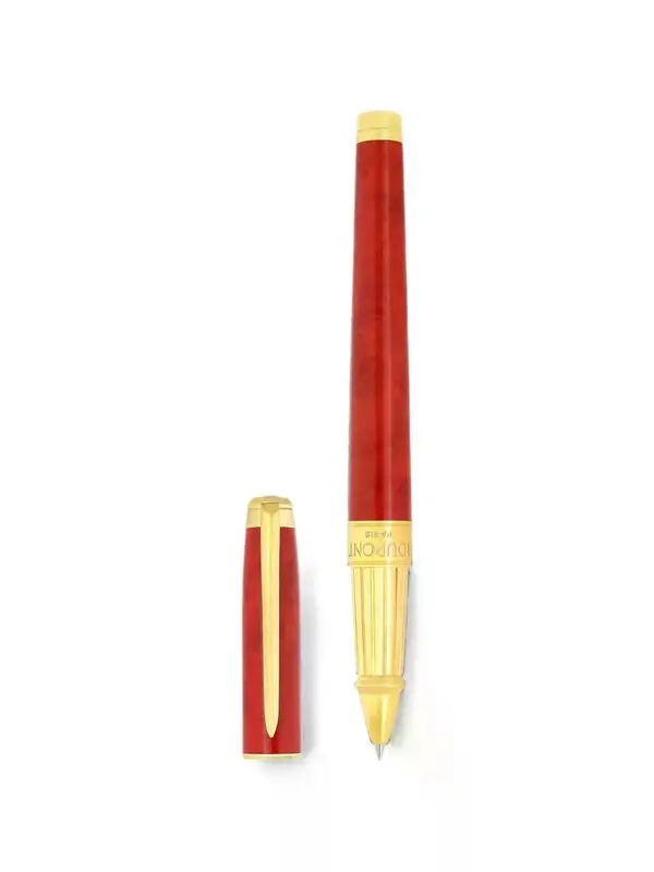 S.t. Dupont Line D Eternity Fluted Pen - Red