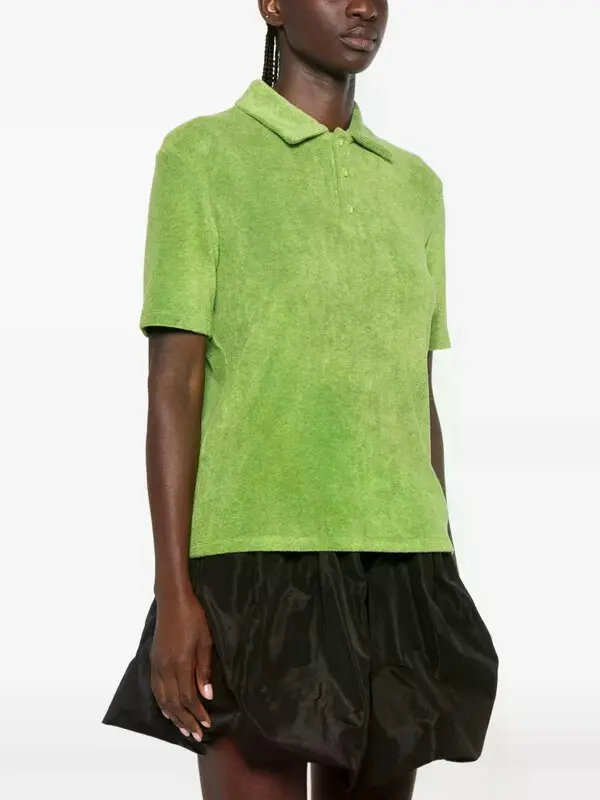 A.M.G. Terry-cloth Polo Shirt