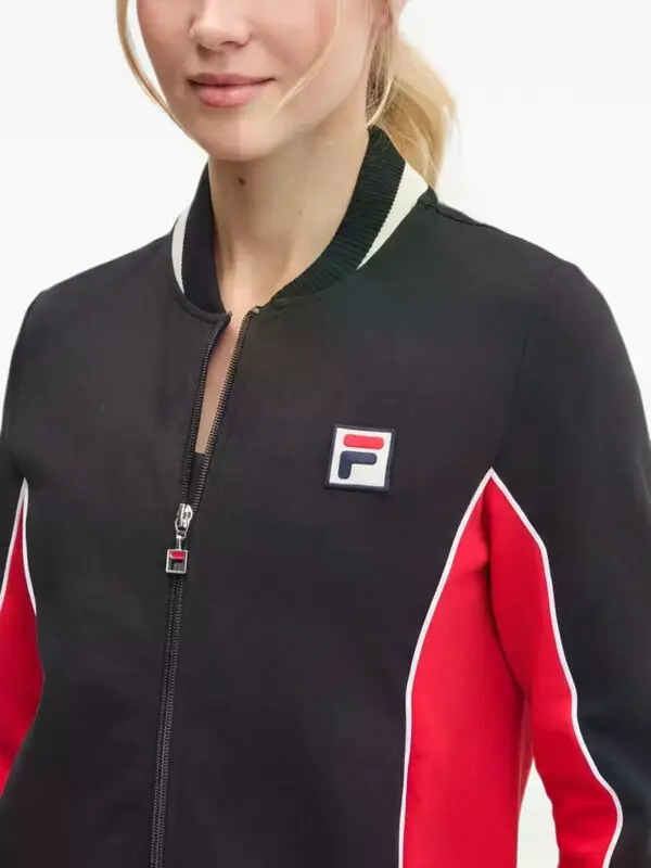 FILA Colour-block Zip-up Sweater