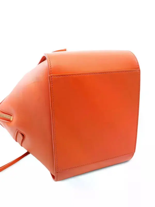 Loewe Hammock Leather Two-way Handbag - Orange