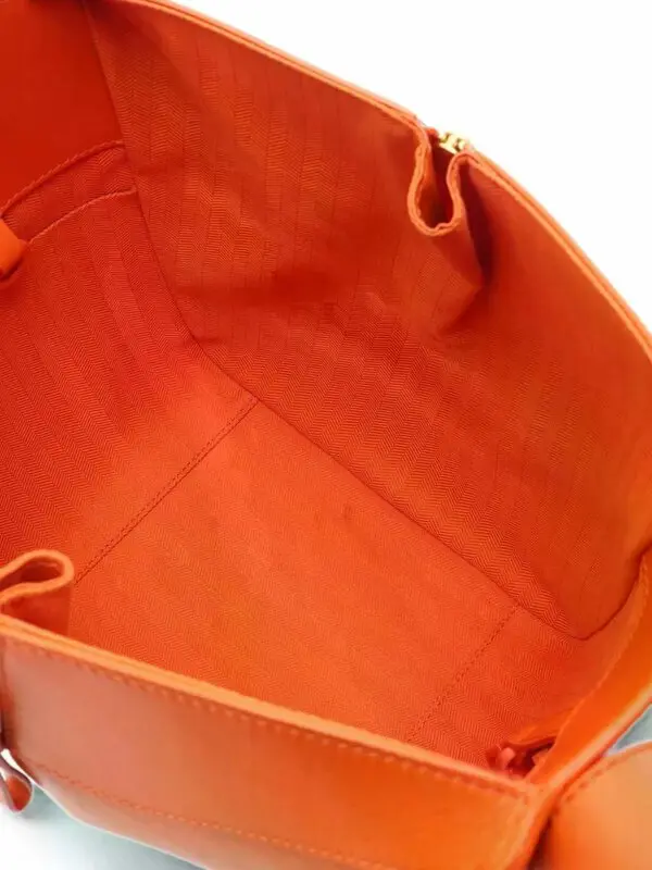 Loewe Hammock Leather Two-way Handbag - Orange