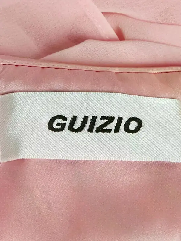 GUIZIO Chiffon Wrap Top