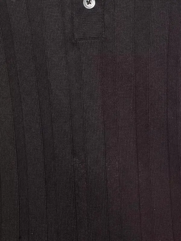 TOM FORD Rib-knit Henley Sweater