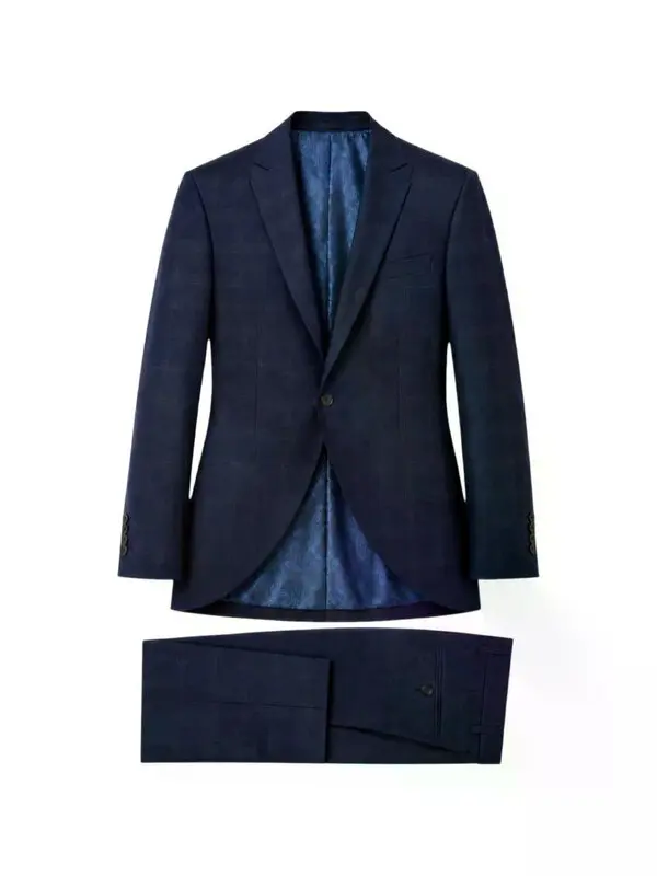 ROBERTO VINCENTI Check-pattern Button-detail Suit