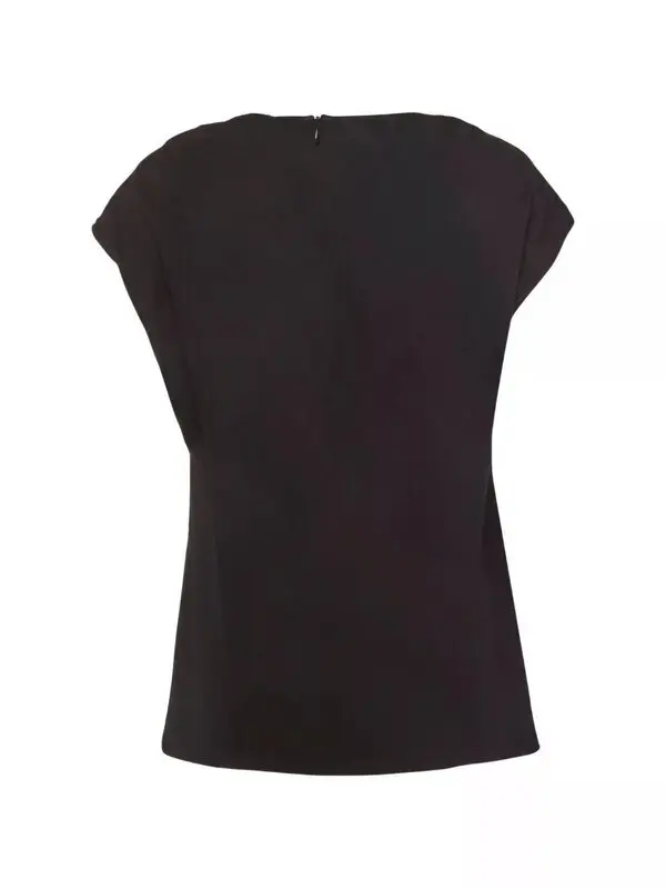 Escada Manresa Leather-detail T-shirt