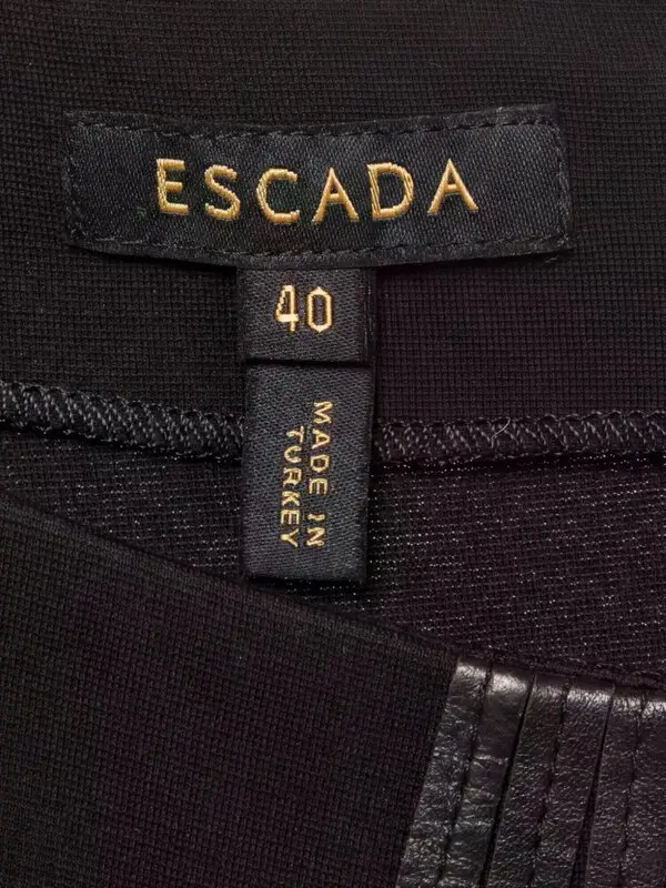Escada Manresa Leather-detail T-shirt