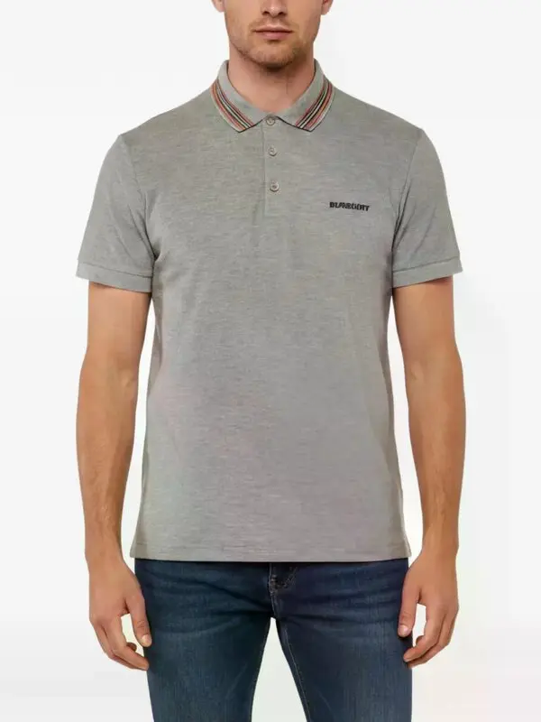 Burberry Icon-stripe Polo Shirt