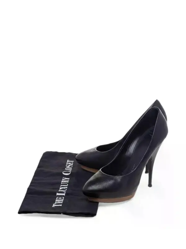 GIUSEPPE ZANOTTI Platform Almond-toe Pumps