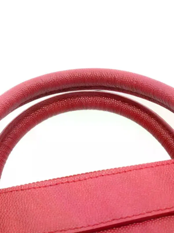 Saint Laurent Grained Leather Top Handle Bag