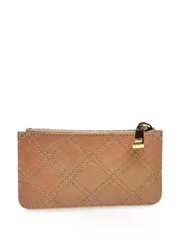 Marc Jacobs Quilted Logo-detail Wallet - Brown