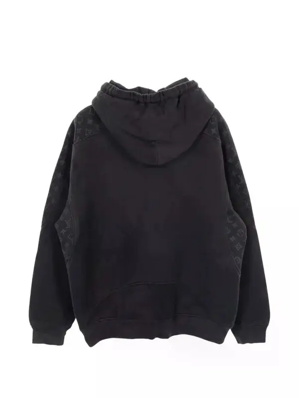 LOUIS VUITTON Monogrammed Circle Cut Hoodie