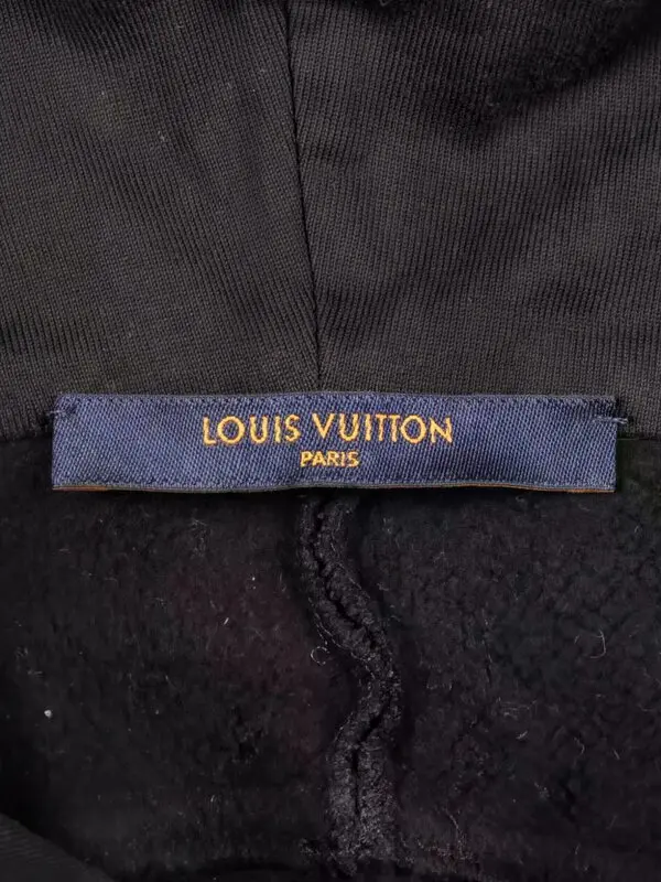 LOUIS VUITTON Monogrammed Circle Cut Hoodie