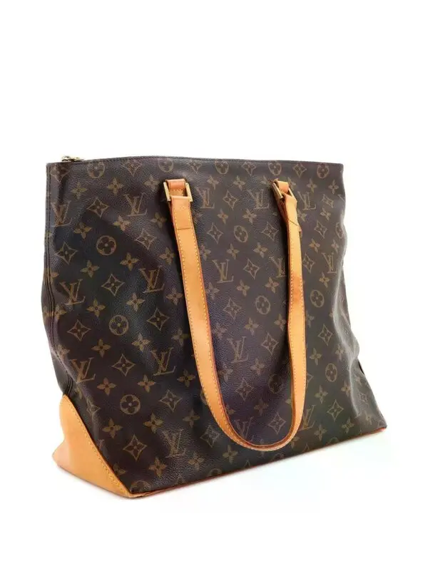 LOUIS VUITTON Monogram Canvas Cabas Mezzo Tote Bag - Brown