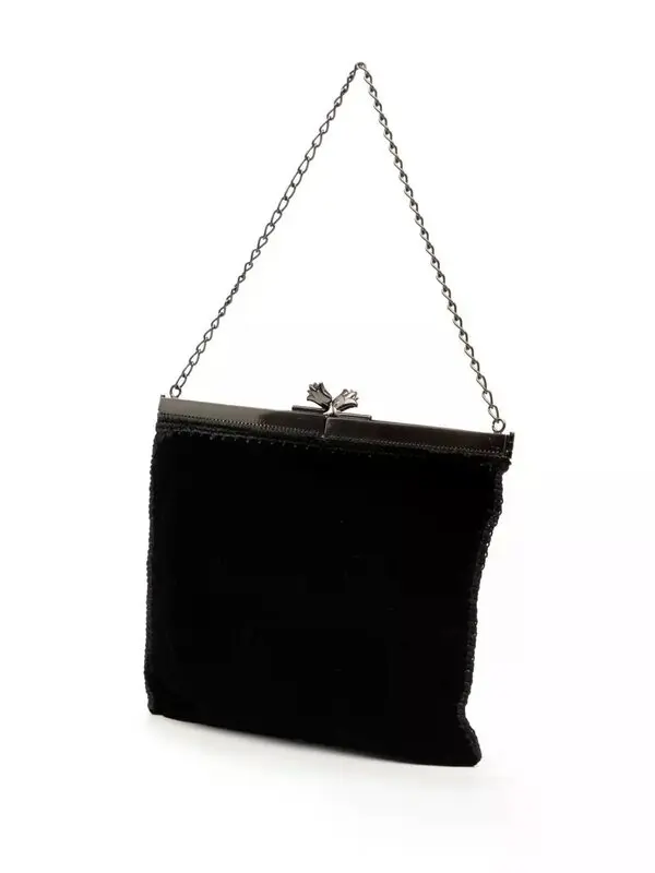 Prada Velvet Tulip Kisslock Frame Bag