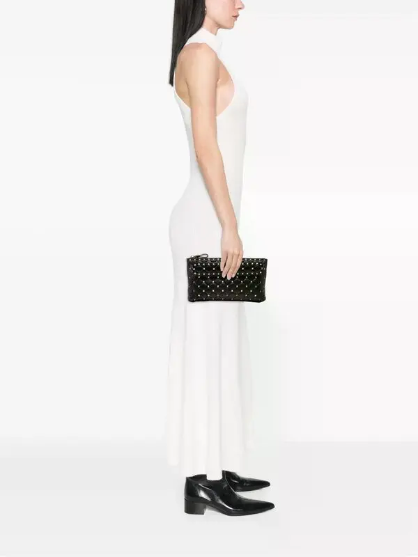 Valentino Garavani Nappa Rockstud Spike Clutch Bag