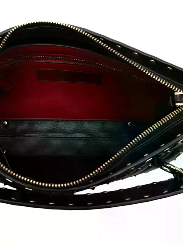 Valentino Garavani Nappa Rockstud Spike Clutch Bag