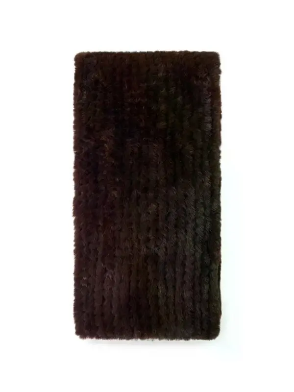 Pinko Faux-fur Fringed Scarf