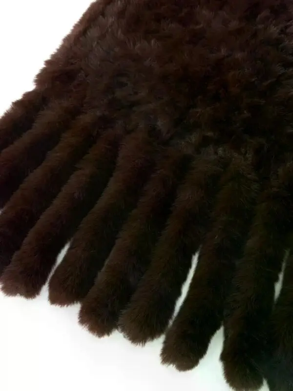Pinko Faux-fur Fringed Scarf