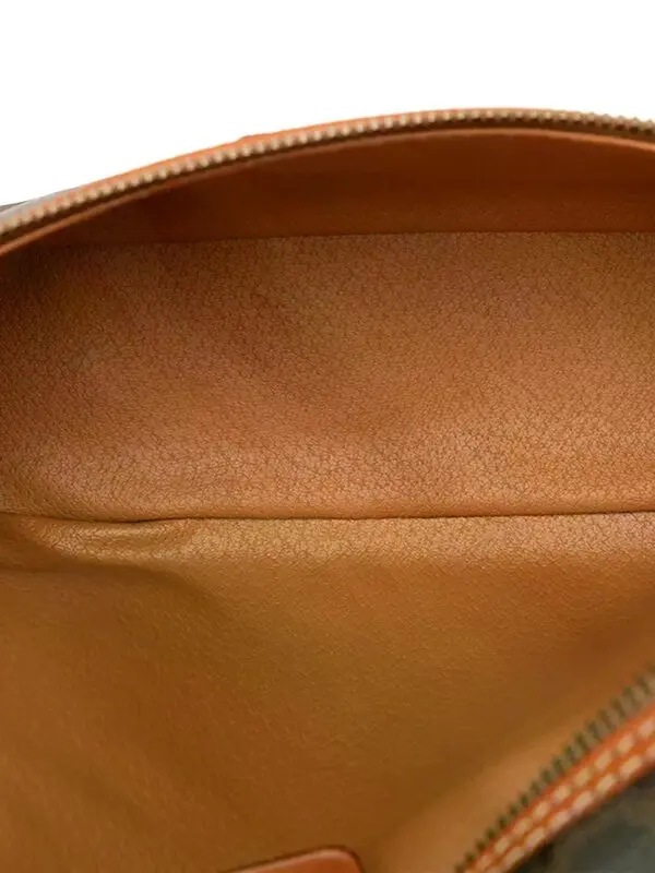 Celine Macadam Coated Canvas Vanity Bag - Brown