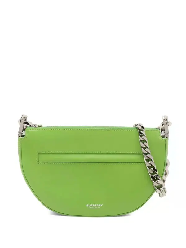 Burberry Mini Olympia Leather Crossbody Bag - Green