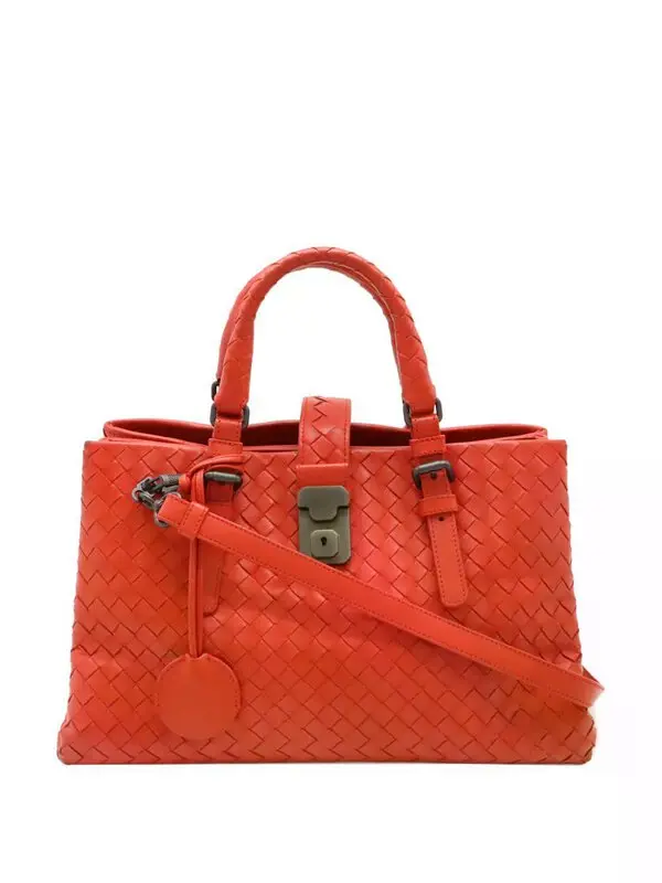 Bottega Veneta Roma Satchel - Orange