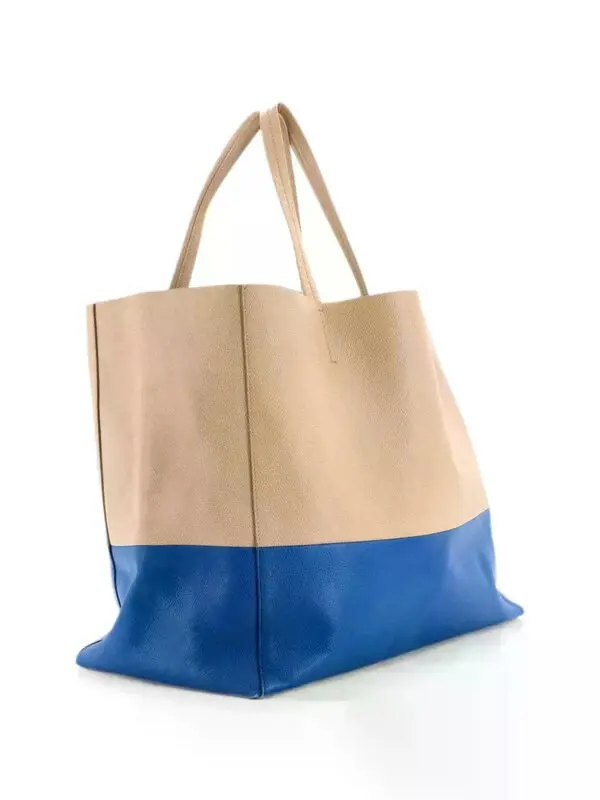 Celine Bi-cabas Leather Large Tote Bag