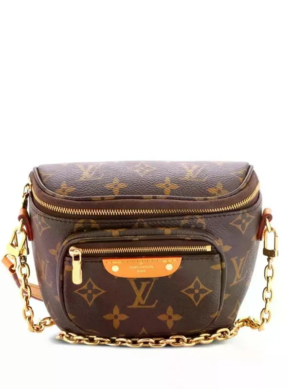 LOUIS VUITTON Monogram Canvas Mini Belt Bag - Brown