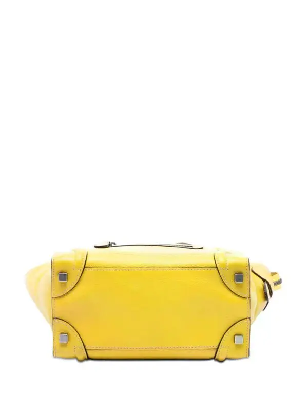 Celine Micro Luggage Tote Bag - Yellow