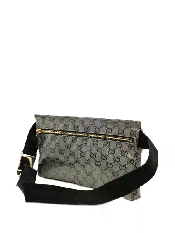 Gucci Gg Monogram Belt Bag - Grey