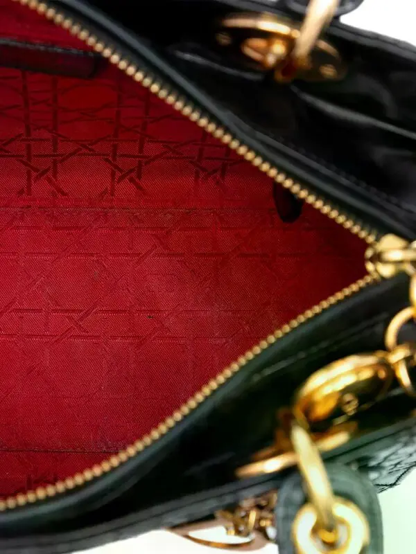 Dior Patent Cannage Lady Satchel