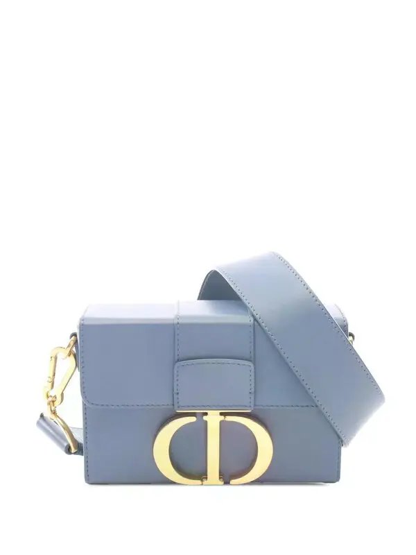 Dior 30 Montaigne Micro Leather Crossbody Bag - Blue
