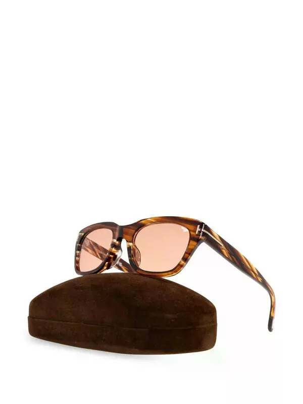 TOM FORD Square-frame Sunglasses - Brown