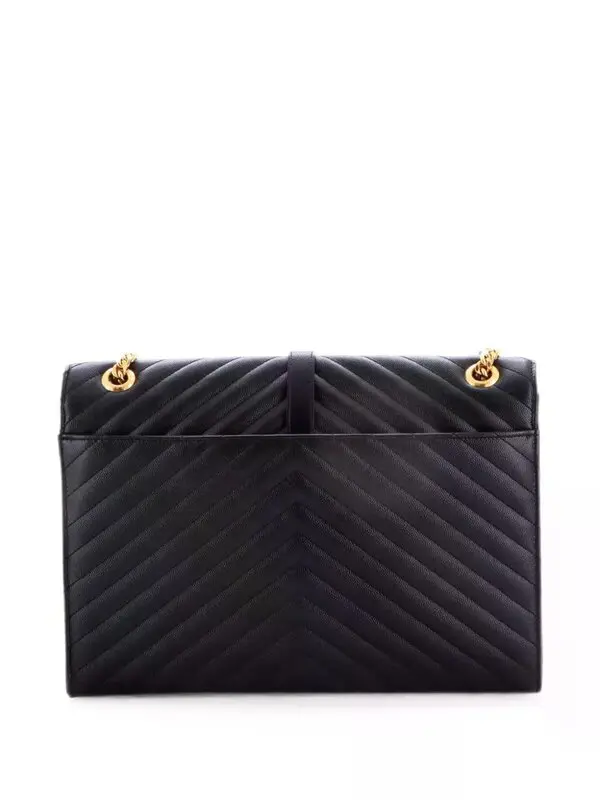 Saint Laurent Classic Monogram Envelope Satchel Bag