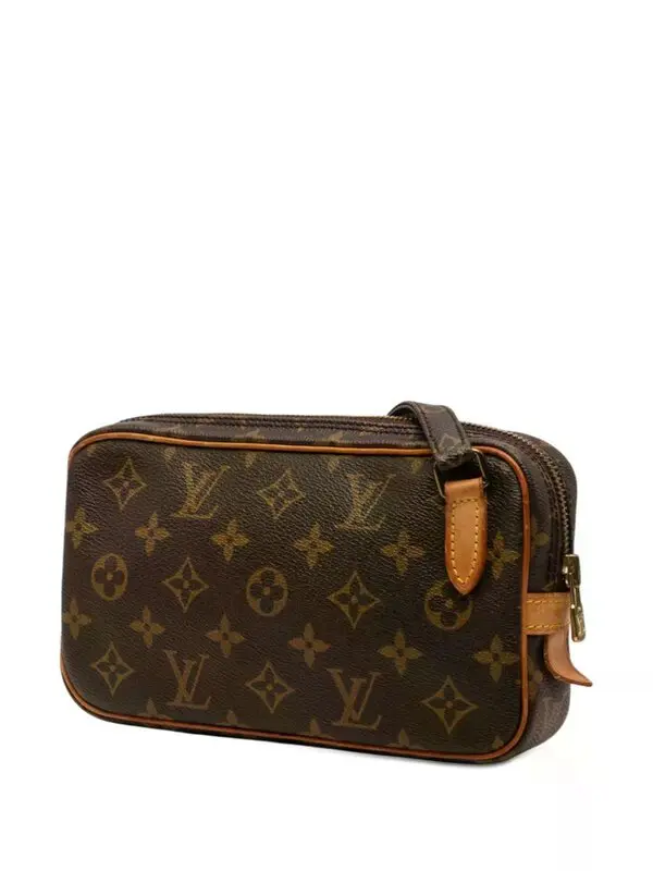 LOUIS VUITTON Monogram Canvas Pochette Marly Bandouliere Bag - Brown