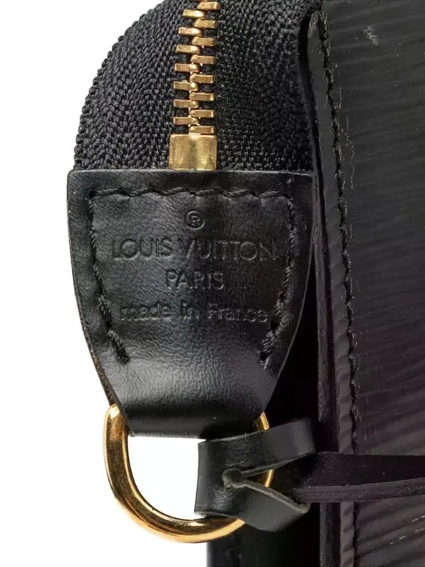 LOUIS VUITTON Epi Pochette Accessories Pouch - Black