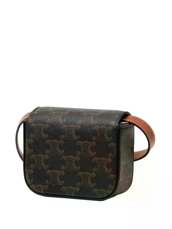 Celine Triomphe Coated Canvas Claude Crossbody Bag